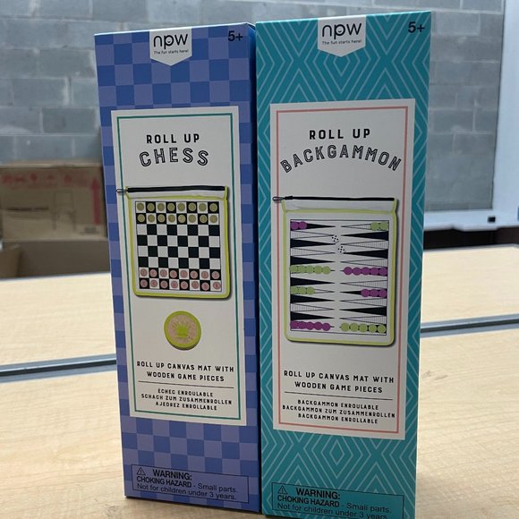 NPW | Games | Nwt Rollup Backgammon And Rollup Chess Two Games | Poshmark